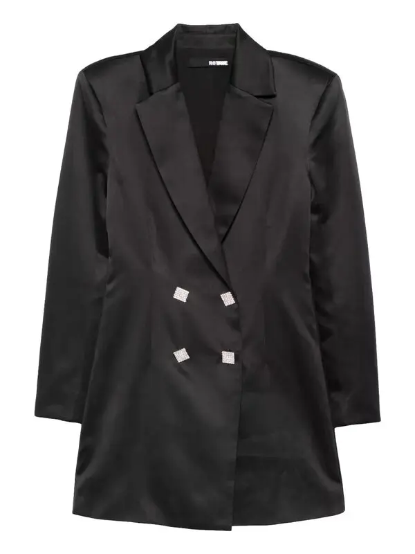 ROTATE BY BIRGER CHRISTENSEN Satin Mini Dress - Black