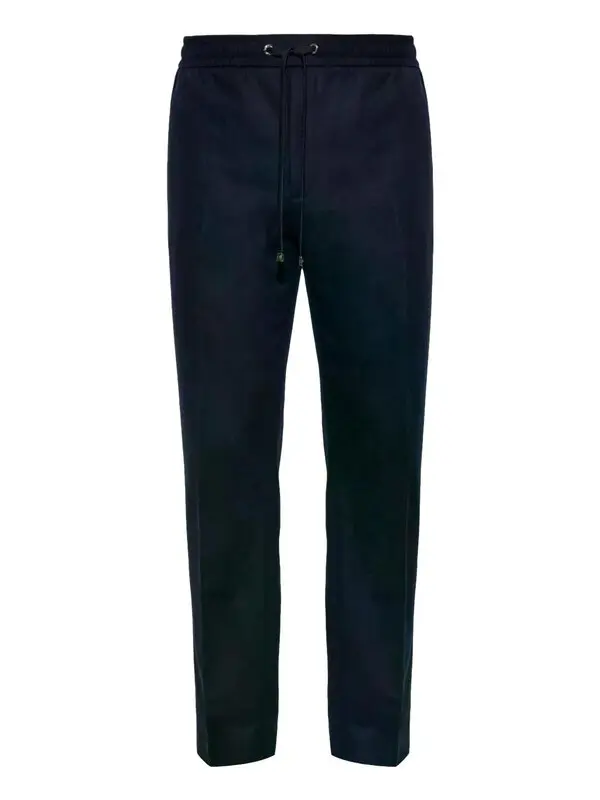 Moncler Logo-appliqué Track Pants - Blue