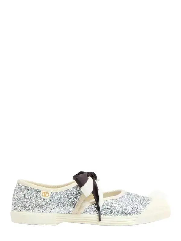 Valentino Garavani Bay Bay Ballerina Sneakers - Silver