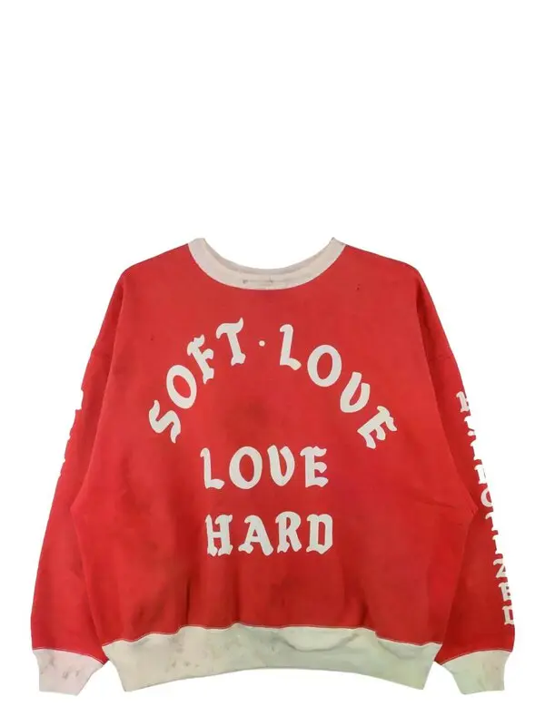 SAINT MXXXXXX Soft Love Sweater - Red