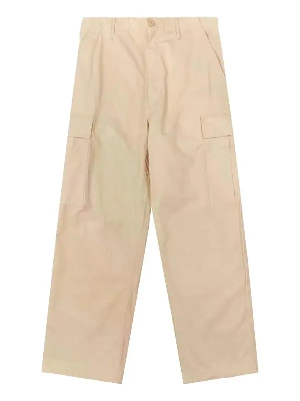 Kenzo Cotton Cargo Pants - Neutrals