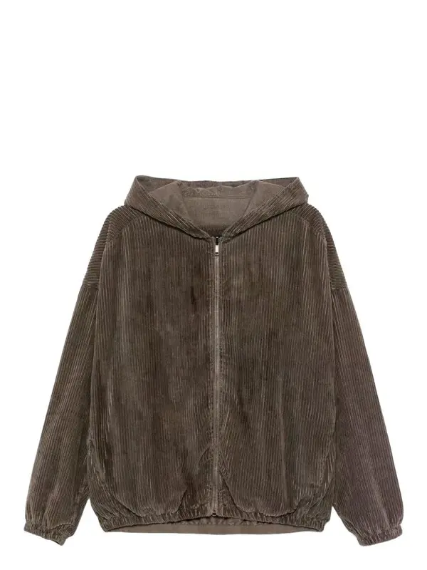 Transit Reversible Corduroy Jacket - Grey