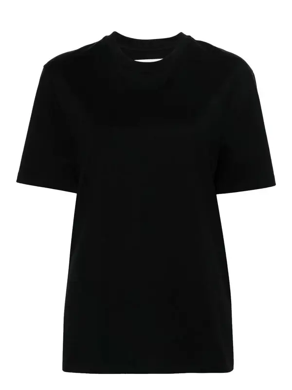 JIL SANDER Logo-print Cotton T-shirt - Black