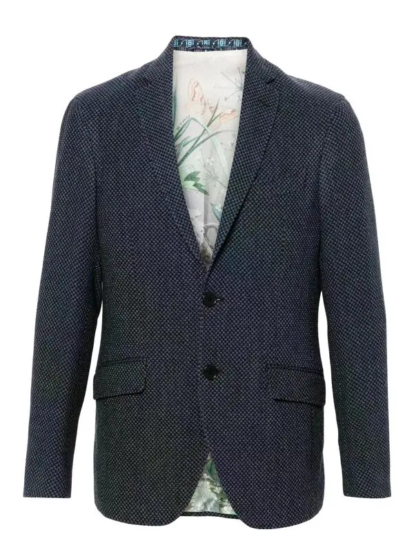 Etro Single-breasted Blazer - Blue