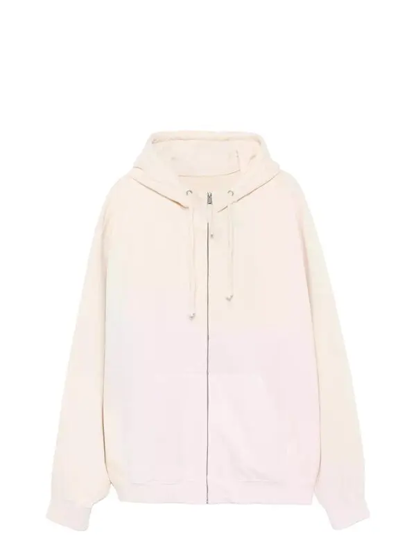 MAISON MARGIELA Embroidered Logo Hoodie - Neutrals