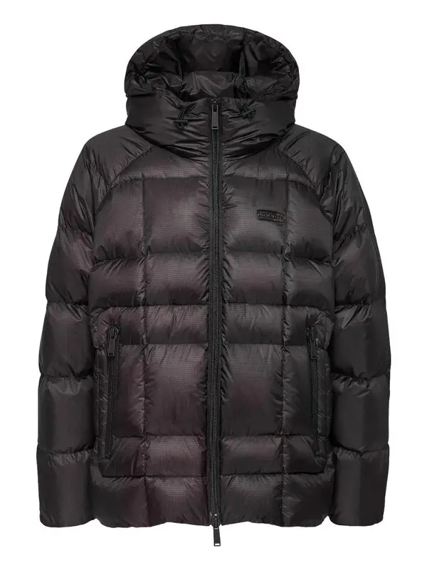 Dsquared2 Logo-patch Hooded Padded Jacket - Black