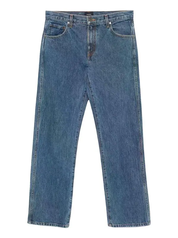 Khaite Kerrie Straight Leg Jeans - Blue