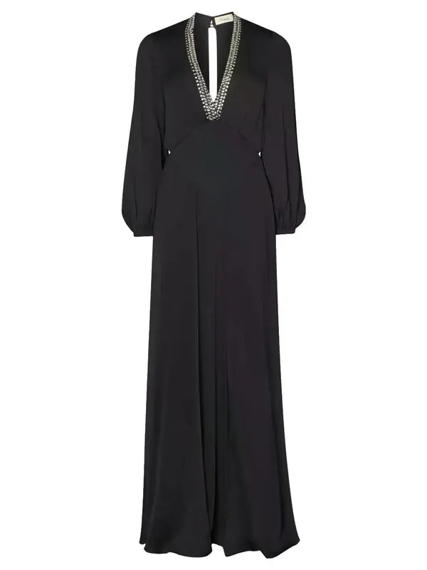 TEMPERLEY LONDON Nina Maxi Dress - Black