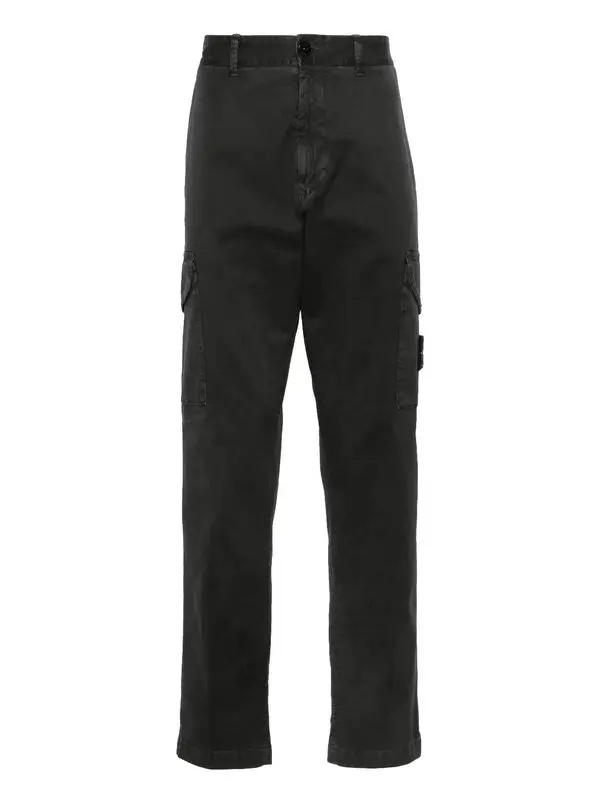 Stone Island Compass Badge Cargo Trousers - Grey