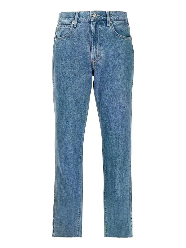 SLVRLAKE Hero High-rise Straight-leg Jeans - Blue