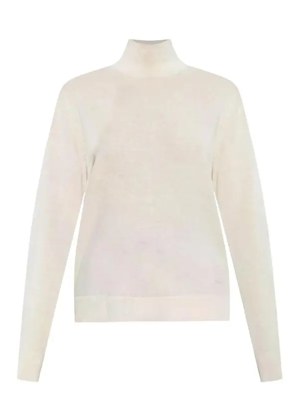Munthe Merino-wool High-neck Sweater - Neutrals