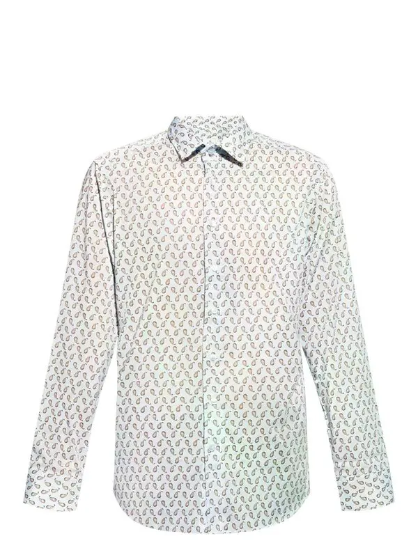 Etro Paisley-print Cotton Shirt - Blue