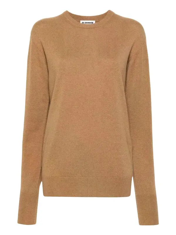 JIL SANDER Crew-neck Cashmere Jumper - Neutrals