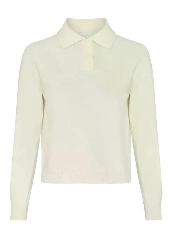 MAISON MARGIELA Wool Polo Top - Neutrals