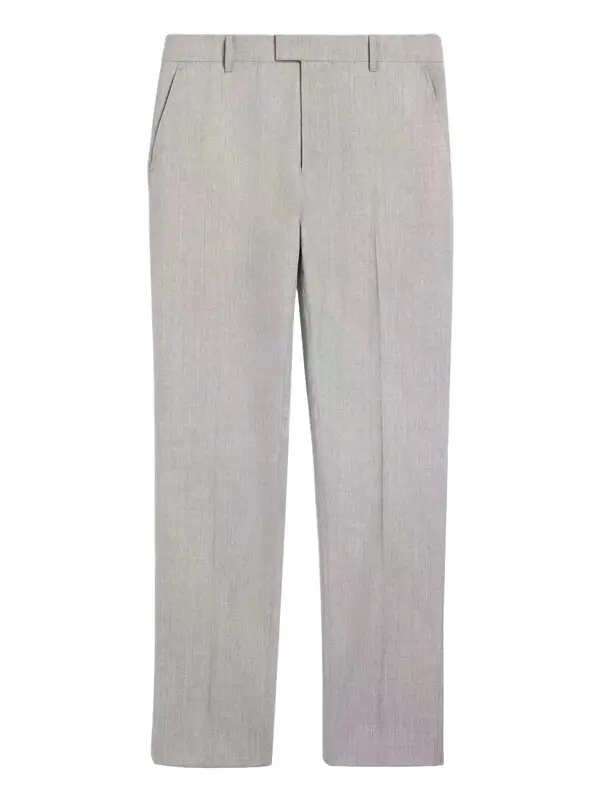 AMI Paris Tailored Virgin Wool Trousers - Grey