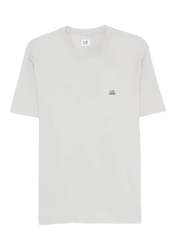 C.P. COMPANY Logo-patch Jersey T-shirt - Blue