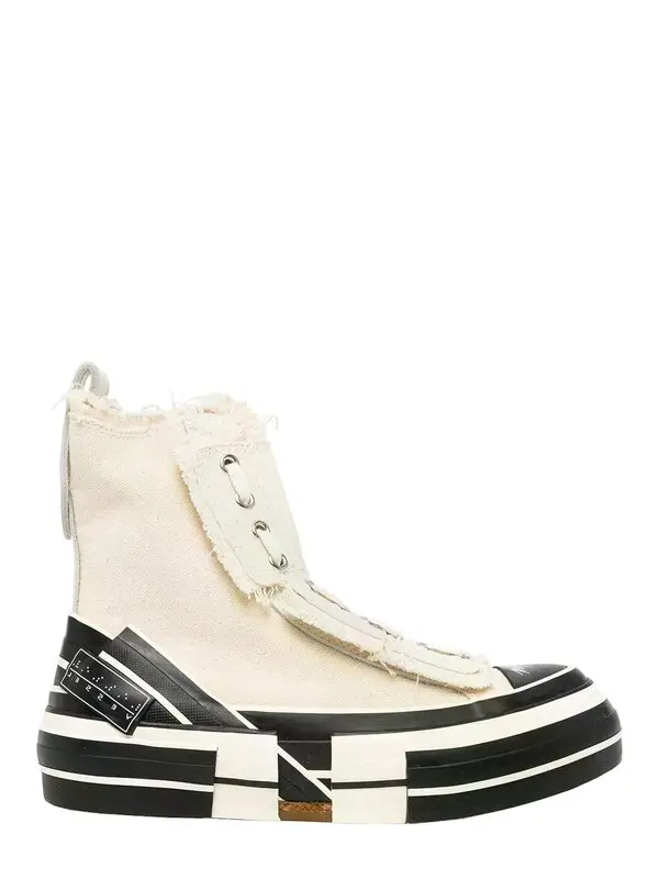 Y’s Lace-up Hi-top Sneakers - Neutrals