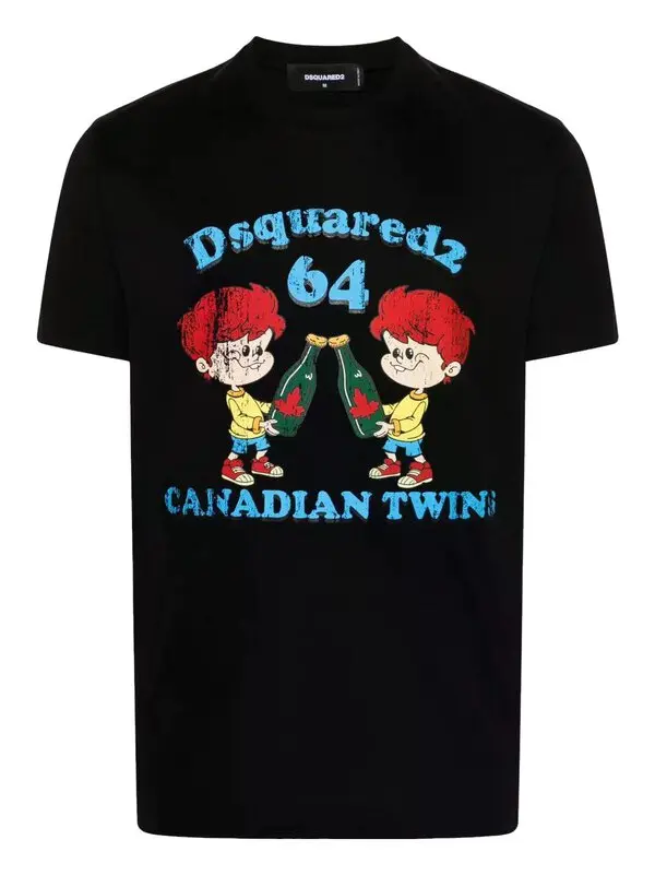 Dsquared2 Cool Fit Cotton T-shirt - Black