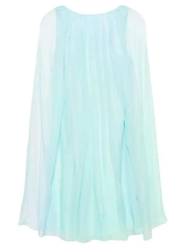 Max Mara Tie-detail Mini Dress - Blue
