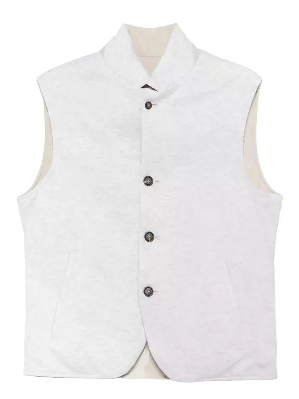 Eleventy Reversible Gilet - Grey