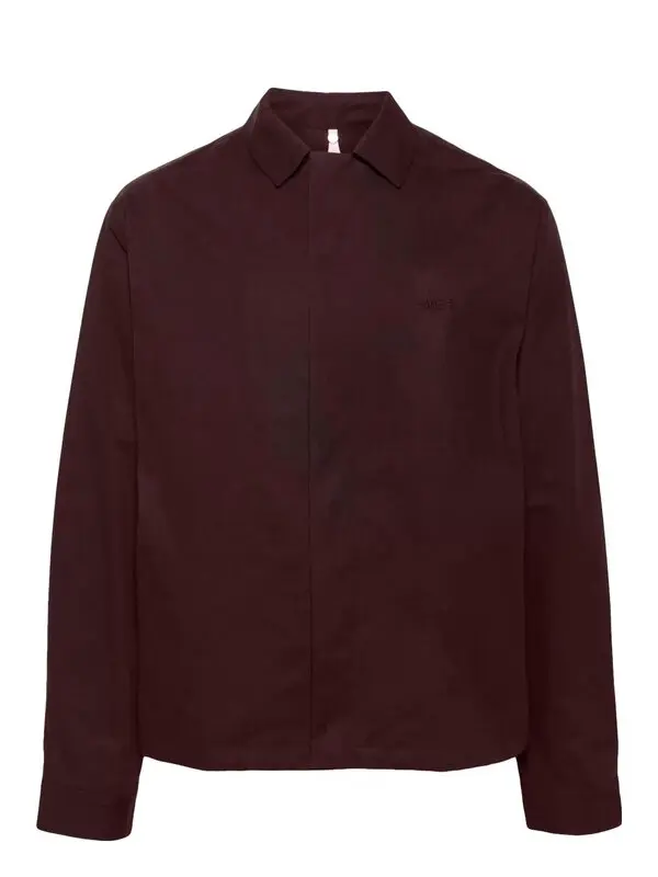 OAMC Photograph-print Shirt Jacket - Red