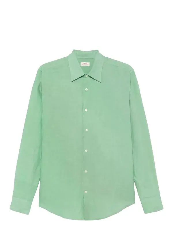 FURSAC Classic-collar Shirt - Green