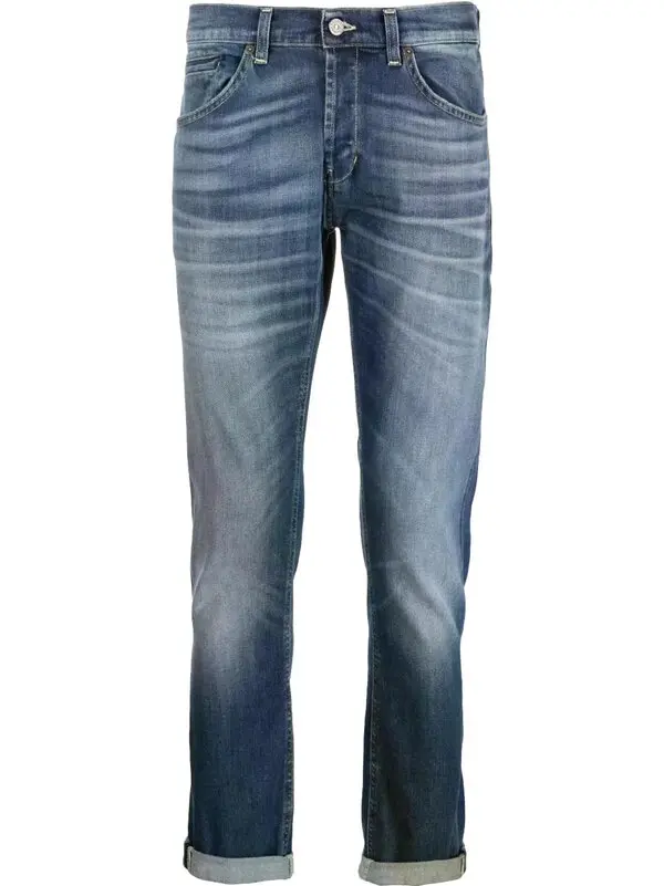 DONDUP Low-rise Straight-leg Jeans - Blue