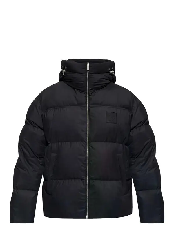 Off-White Logo Puffer Jacket - Black