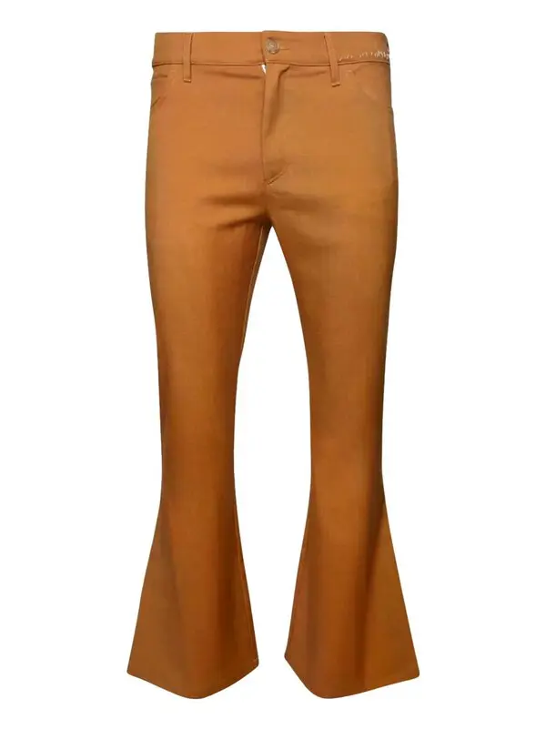 Marni Mid-rise Flared Trousers - Orange