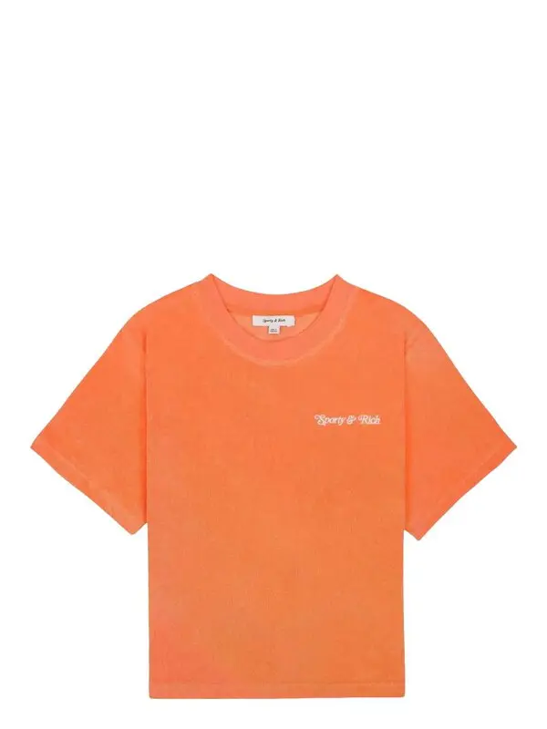 Sporty & Rich Ny Tennis Club T-shirt - Orange