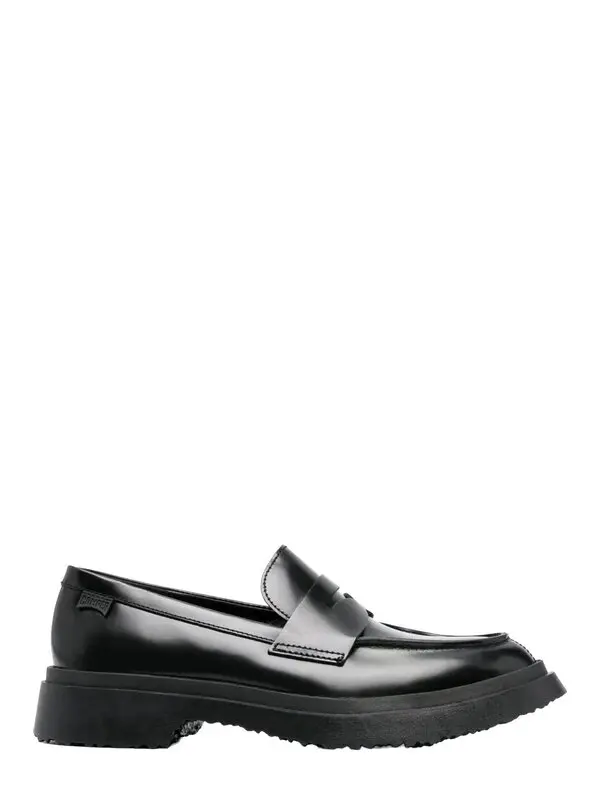 Camper Walden Leather Penny Loafers - Black