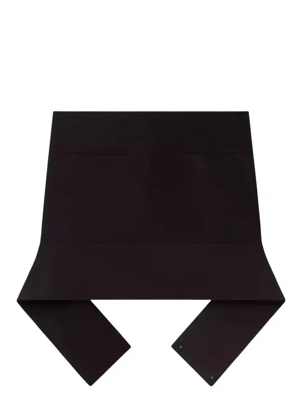 COURREGES Belted Mini Skirt - Black