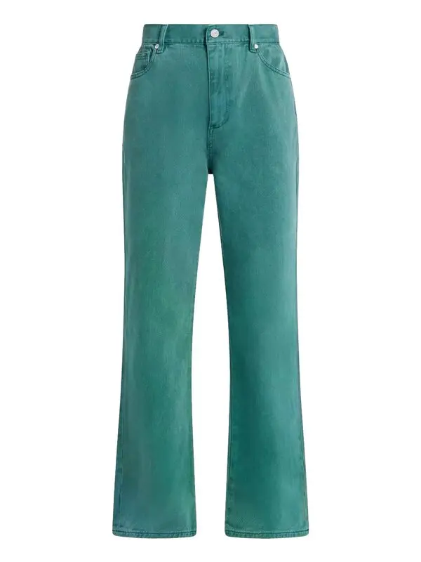 Lacoste Straight-leg Organic Cotton Jeans - Blue