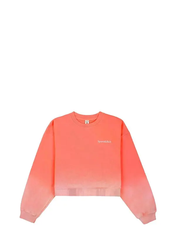 SPORTY & RICH Logo-embroidered Sweatshirt - Pink