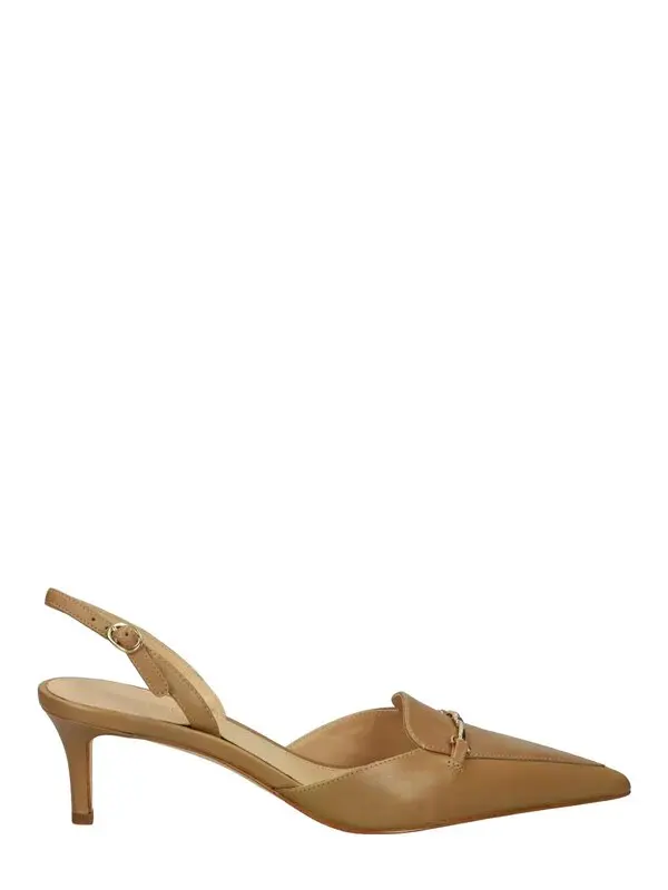 Michael Kors 55mm Logo-plaque Pumps - Brown