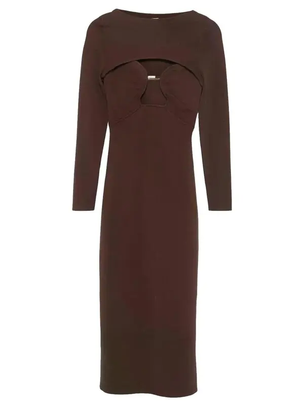Cult Gaia Jenny Midi Dress - Brown