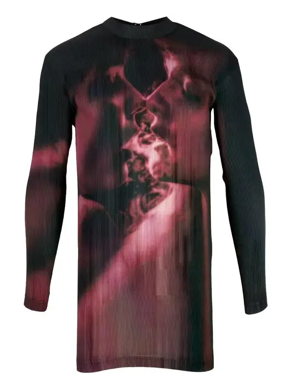 Eytys Rhye Ruby Smoke Mock-neck Dress - Black