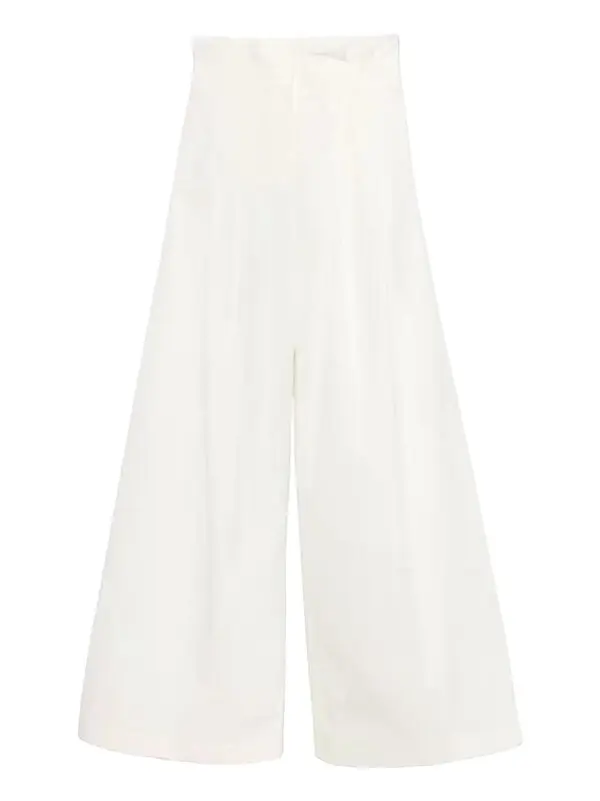 A.W.A.K.E. Mode Wide-leg Trousers - White