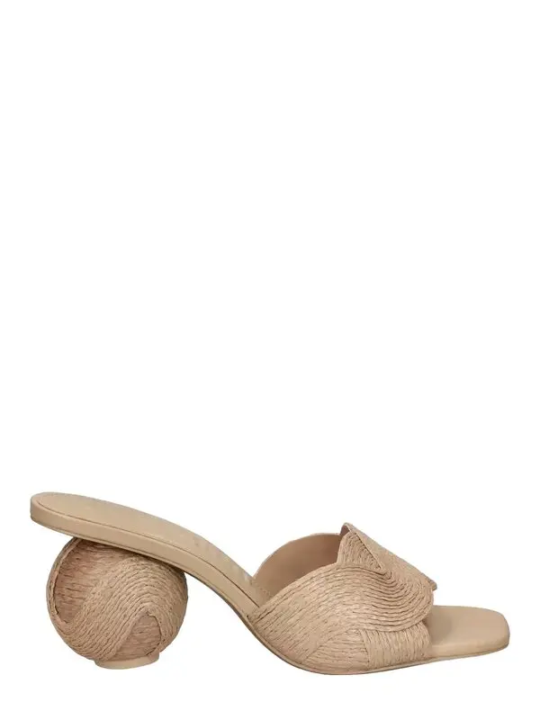 Cult Gaia Noor Sandals - Neutrals