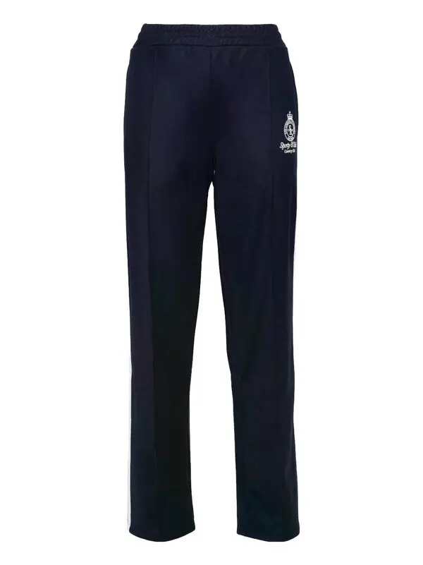 SPORTY & RICH Crown Track Pants - Blue