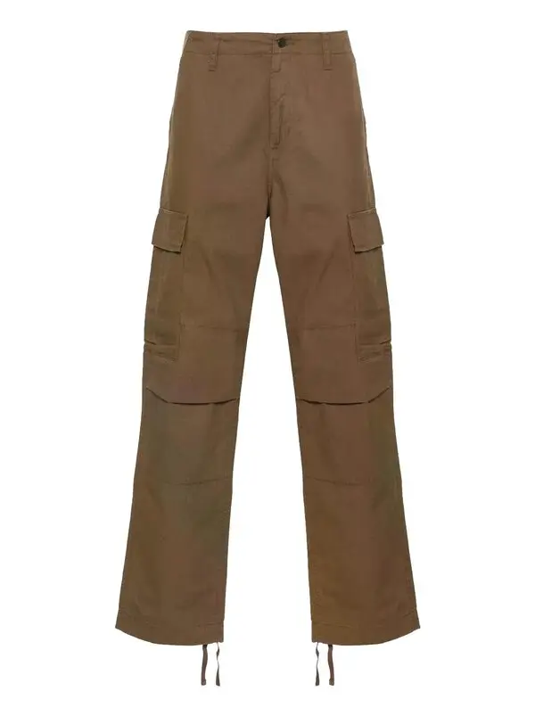 Carhartt Work In Progress Chocolate Cargo Trousers - Brown