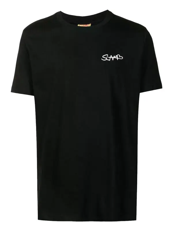 AMIR SLAMA Monster-print T-shirt - Black