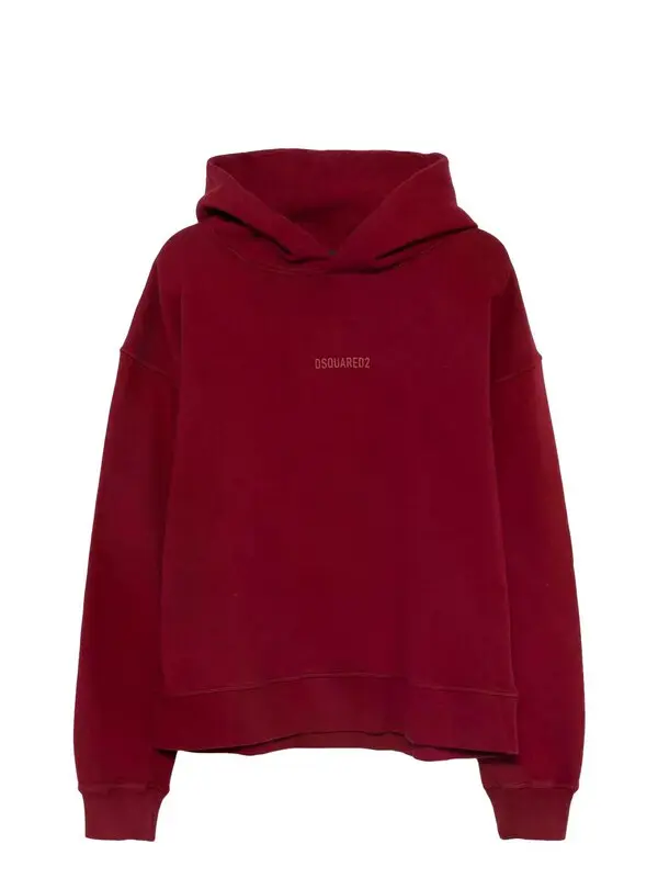 Dsquared2 Logo-raised Hoodie - Red