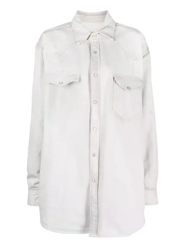 MAISON MARGIELA Selvedge Denim Shirt - Grey