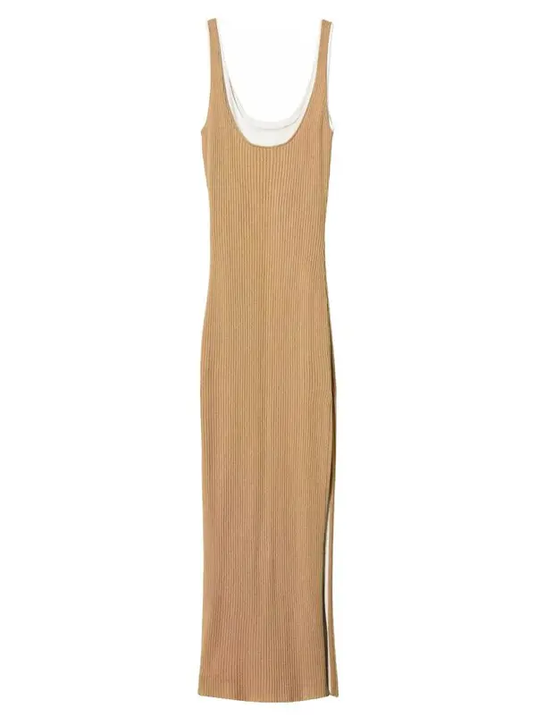TWINSET Trompe-l'oeil Knitted Dress - Neutrals