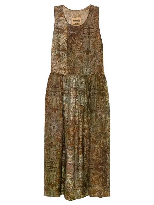 UMA WANG Ardal Maxi Dress - Brown