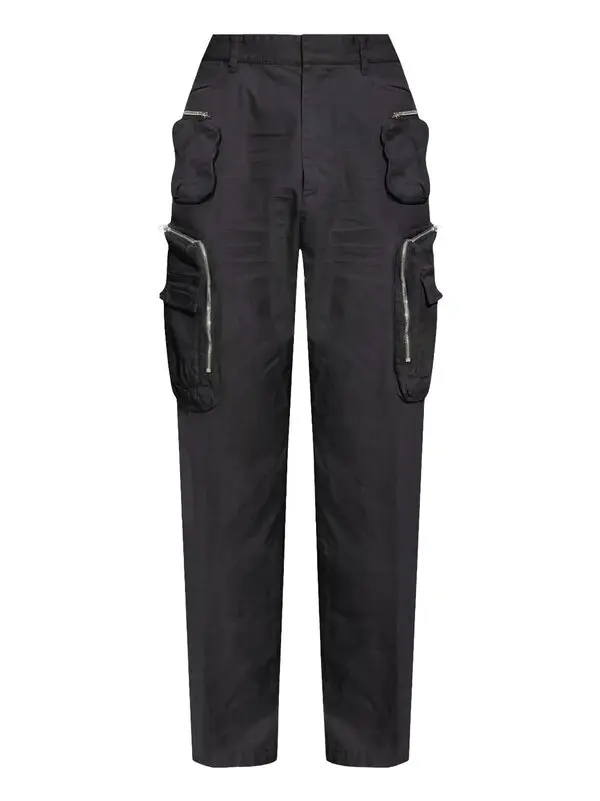 Dsquared2 Multi-pocket Tapered Trousers - Black