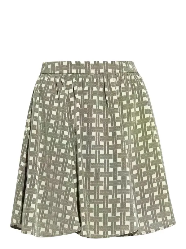Kenzo Plaid Mini Skirt - Grey