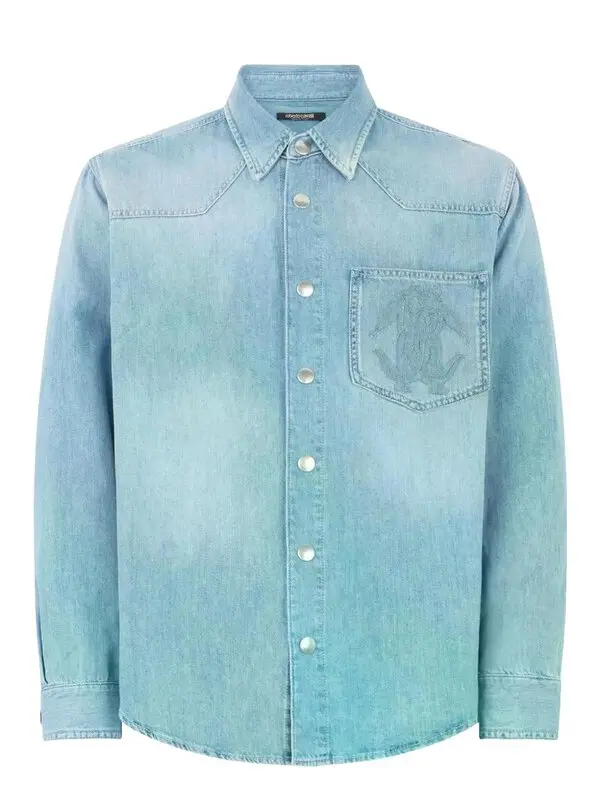 Roberto Cavalli Denim Shirt - Blue