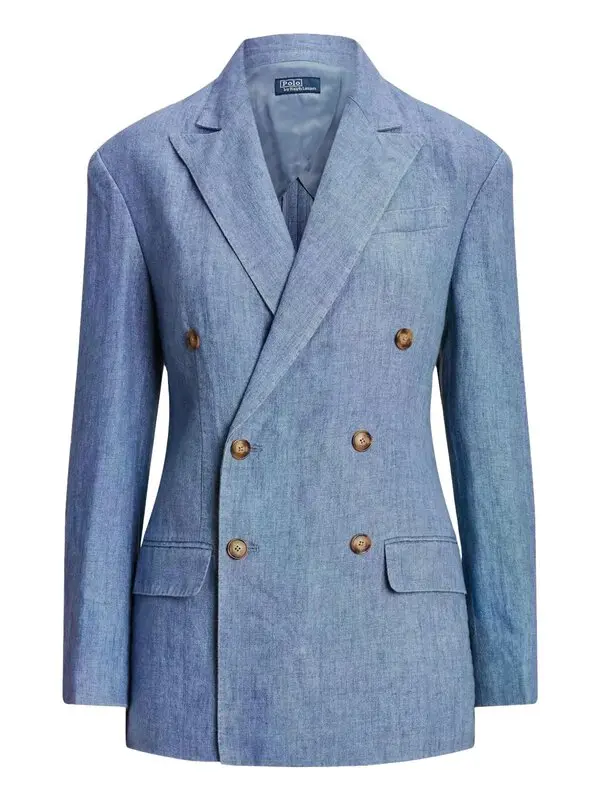 Polo Ralph Lauren Delave Double-breasted Blazer - Blue